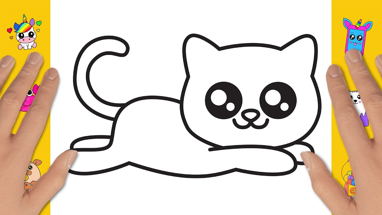 How to Draw a Charming Cat - YouTube