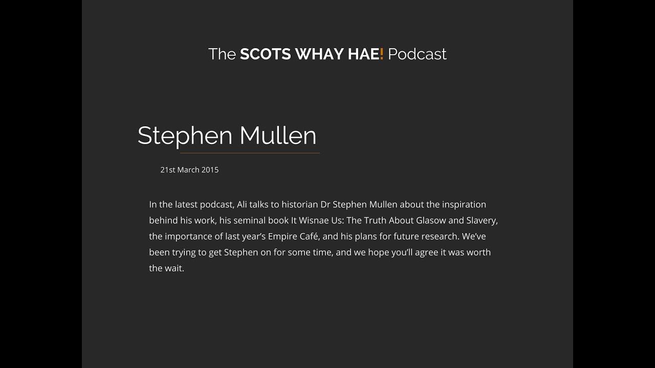 Stephen Mullen - YouTube