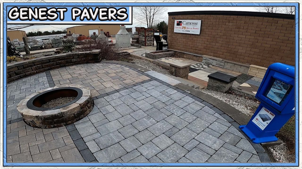 Check Out This Paver Display Install! (Genest) - YouTube