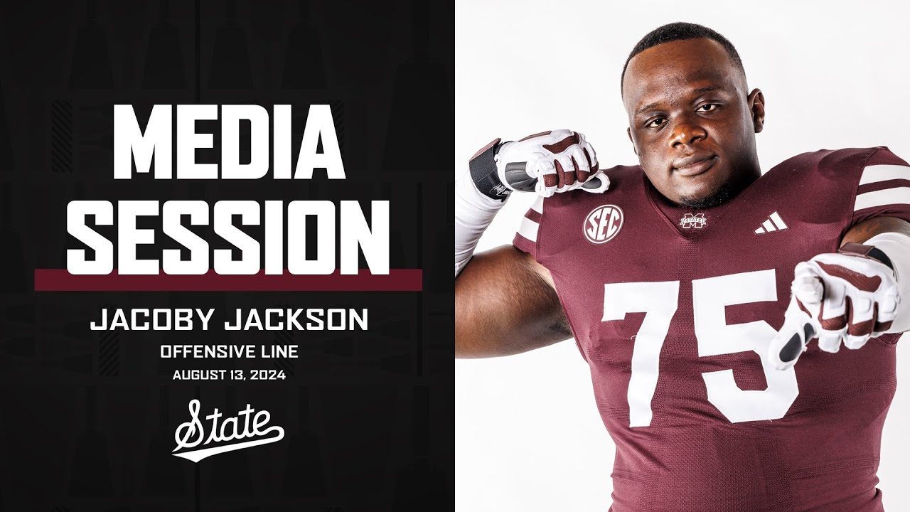 FOOTBALL | Jacoby Jackson - Fall Practice Media Session - YouTube