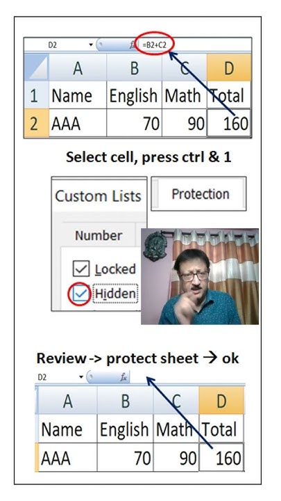 Secret Excel Trick: Hide Your Formulas! - YouTube