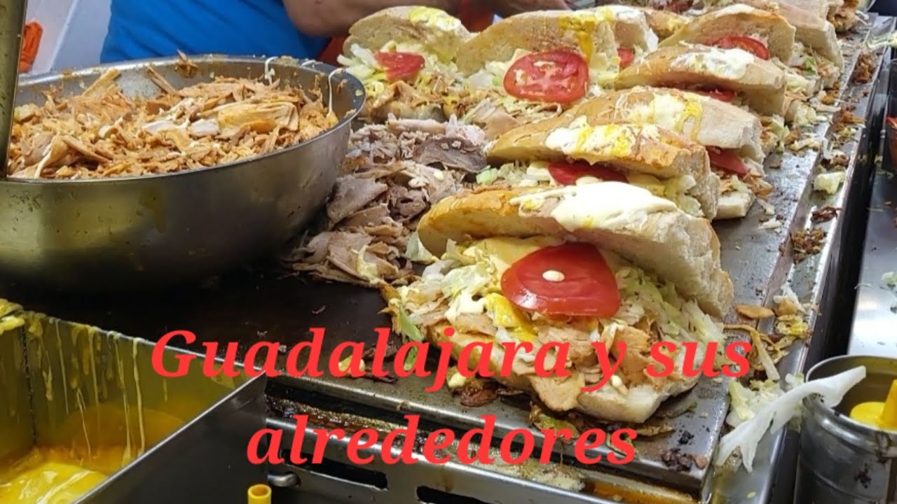Torta Loca en el Mercado San Juan de Dios Guadalajara jal - YouTube