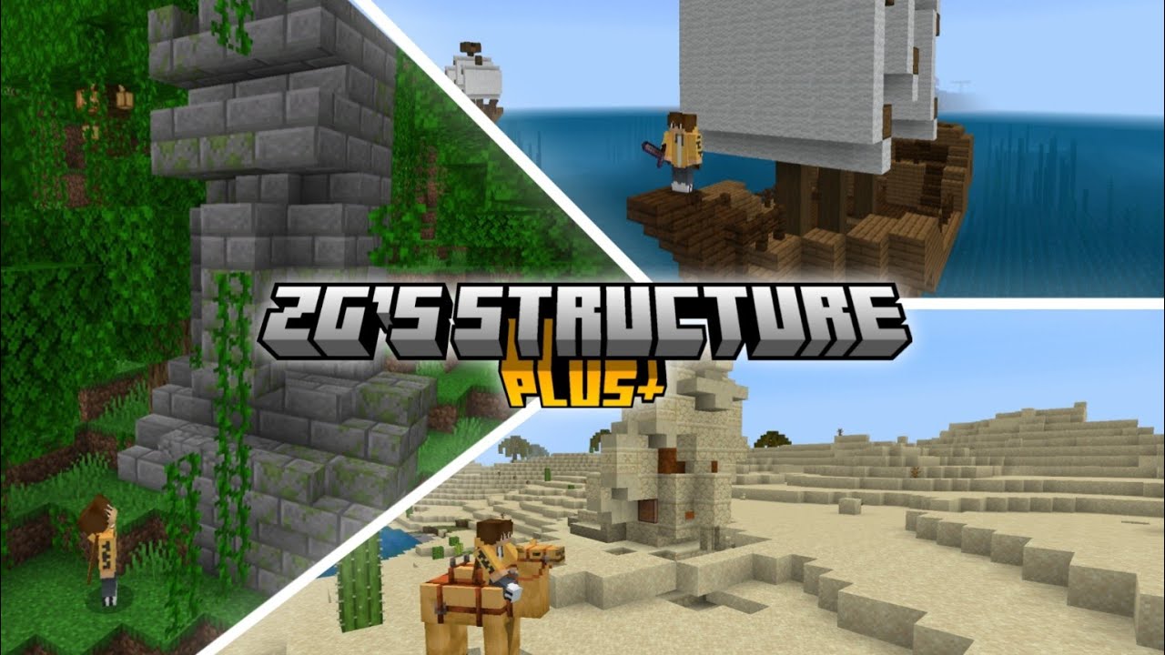 Addon yang Menambah 40 Structure Baru || ZG's Structure Plus+ 1.20 ...