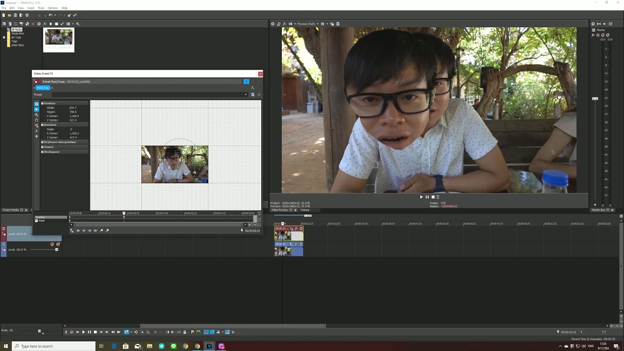 How to make Big Head Effect on Vegas Pro - YouTube