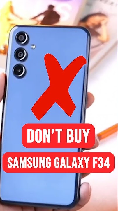 Don't Buy Samsung Galaxy F34? - YouTube
