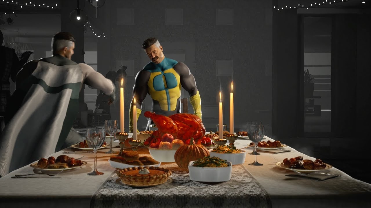 Happy Thanksgiving Fatality from Omni-man MK1 - YouTube