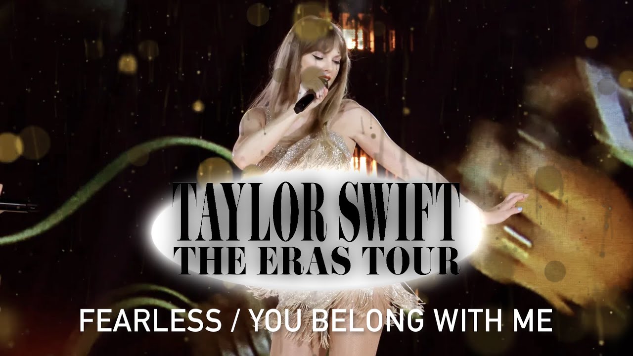 Fearless / You Belong With Me (Eras Tour Studio Version) - YouTube