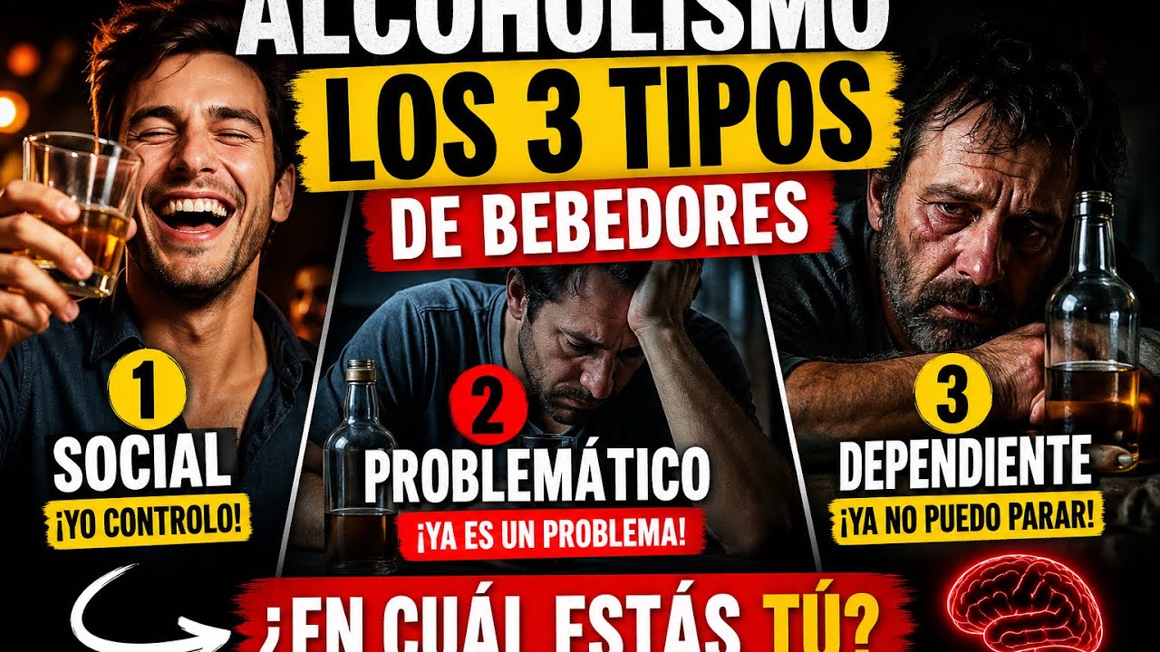 Conoce los 3 tipos de Bebedores y como dejar de beber 🤔 - YouTube