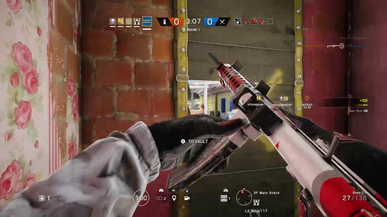Rainbow Six Siege Headshot Ace - YouTube