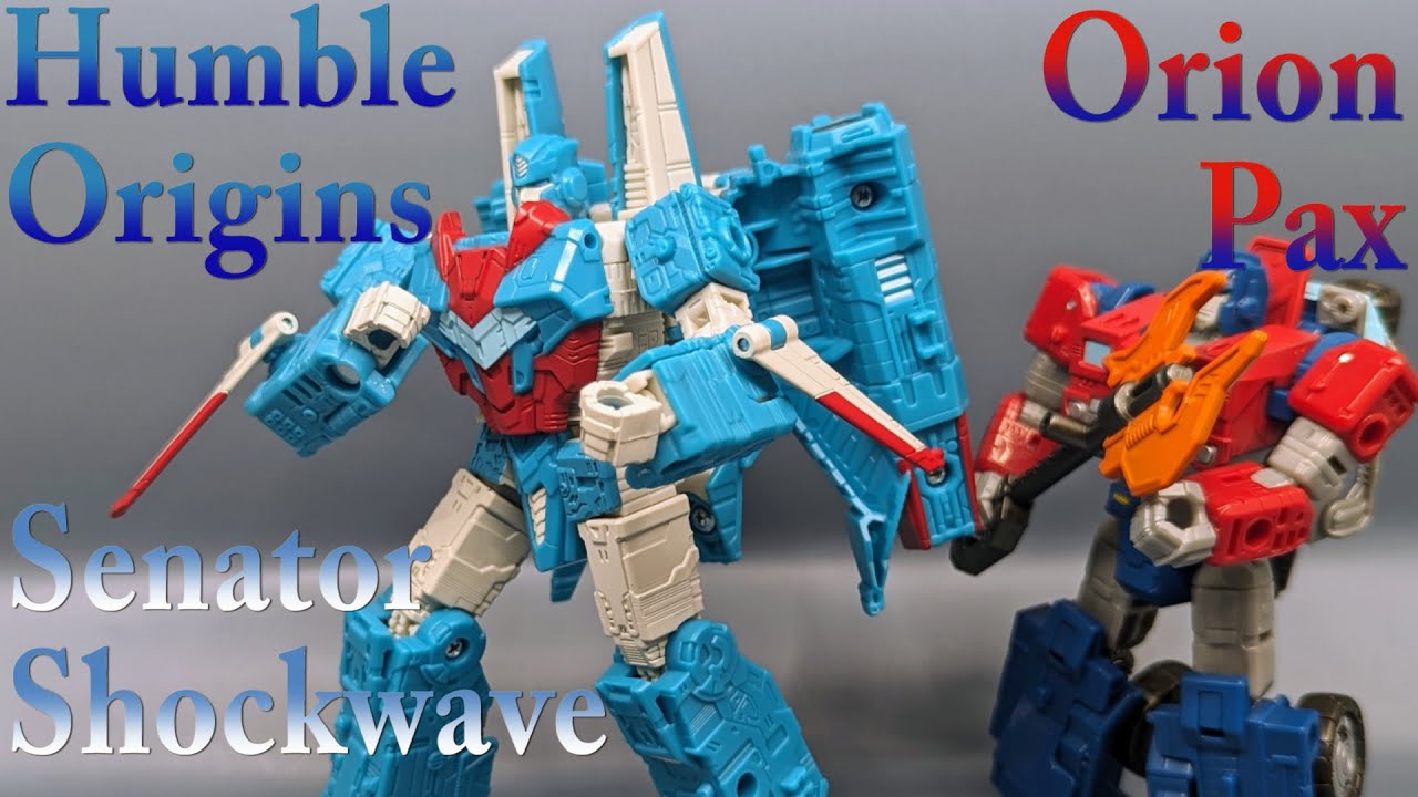 Chuck's Reviews Transformers Humble Origins Senator Shockwave and Data ...