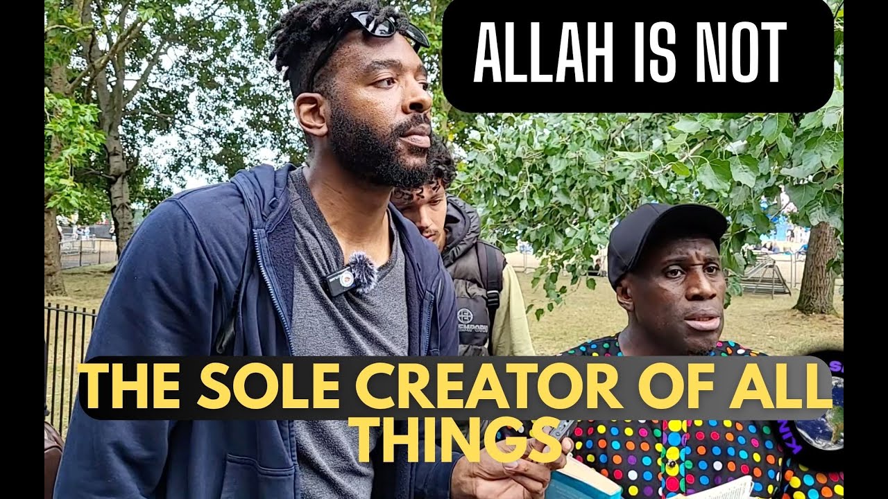 Allah is not the sole creator of all things | David ft Laim | speakers ...