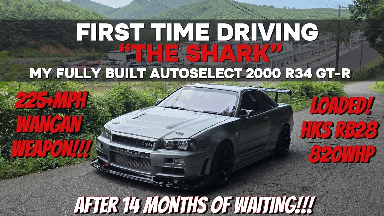 FIRST TIME DRIVING MY AUTOSELECT R34 GT-R - YouTube