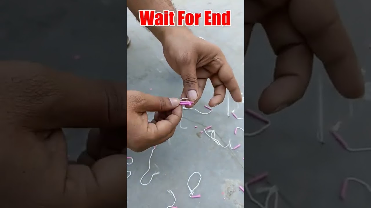 How To Reuse | Pulling Thread Cracker | Dhage Wala Bomb - YouTube
