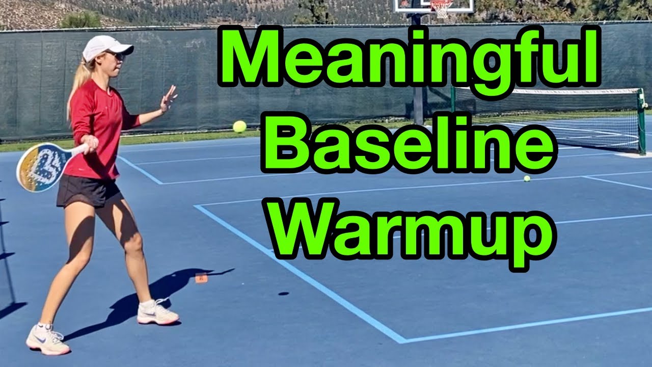 How to Have A Meaningful Baseline Warmup (Spec Tennis) - YouTube