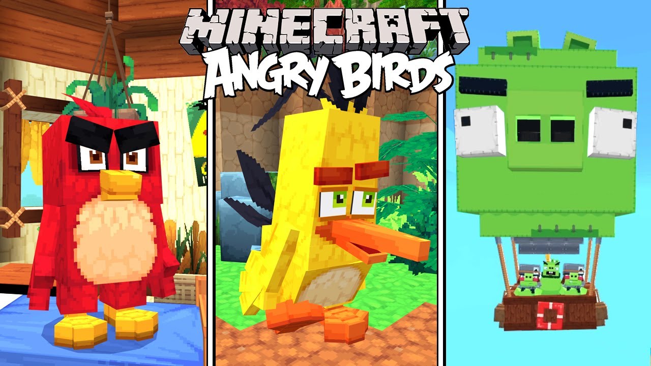 🐷 Minecraft x Angry Birds 🐦 DLC OFICIAL - YouTube
