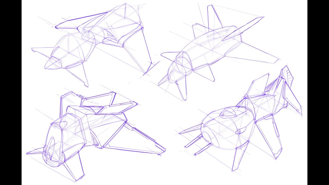 Drawing Spaceships Demo in Basic Drawing Class - YouTube