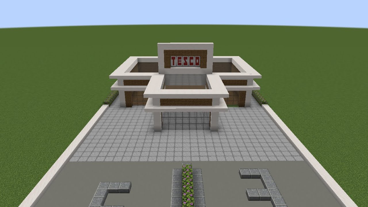 Tesco in Minecraft - YouTube