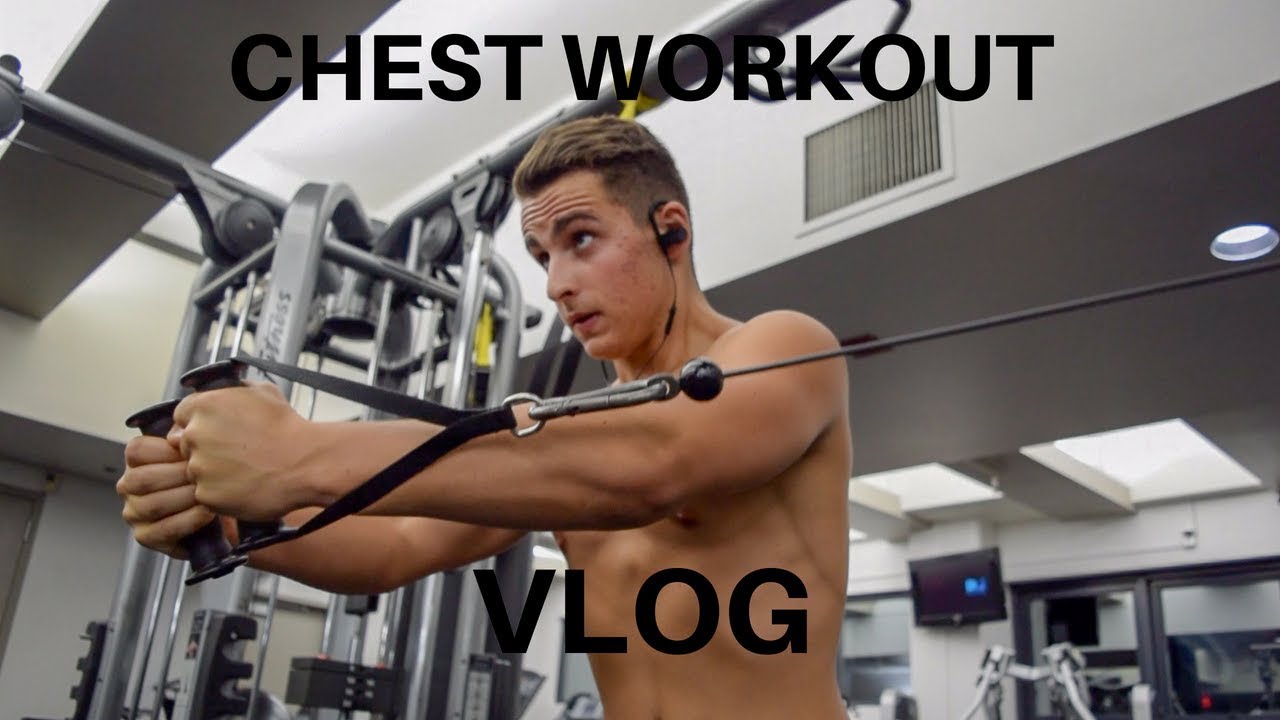 CHEST WORKOUT *intense* AND VLOG - YouTube