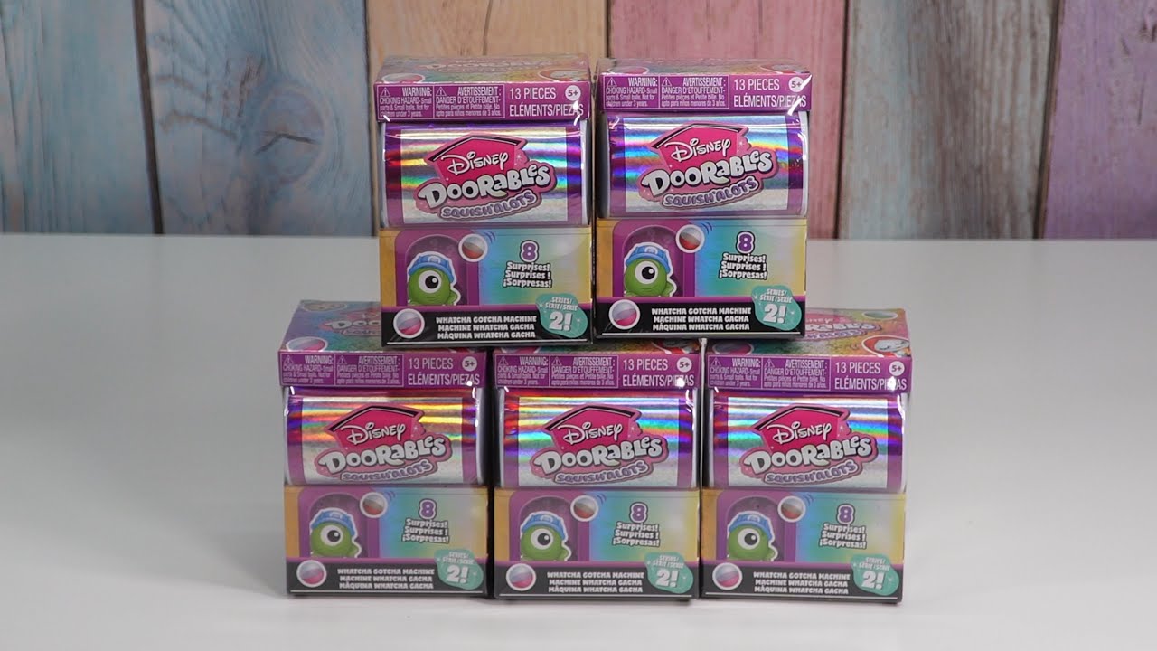 Disney Doorables Squish’alots Whatcha Gotcha Machines Series 2 - YouTube