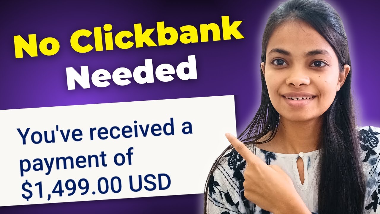 Easiest Way To Make $1499 WithOUT Clickbank Affiliate Marketing (No Experience) - YouTube