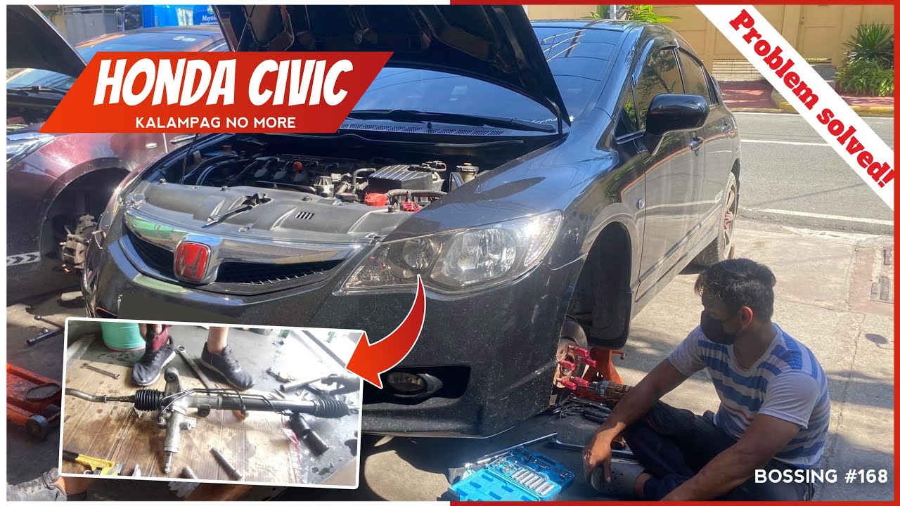 Honda Civic FD Power Steering Leak at Kalampag Problem Solved | Rack ...