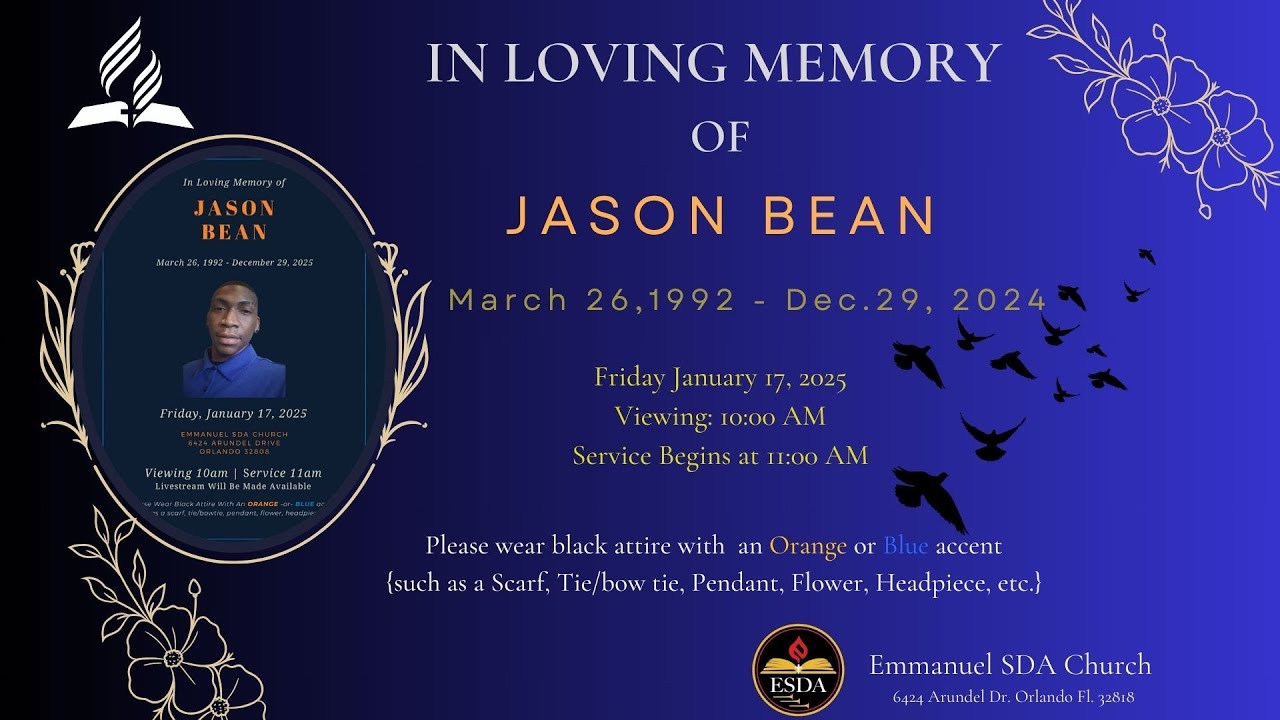 In Loving Memory Of Jason Bean - YouTube