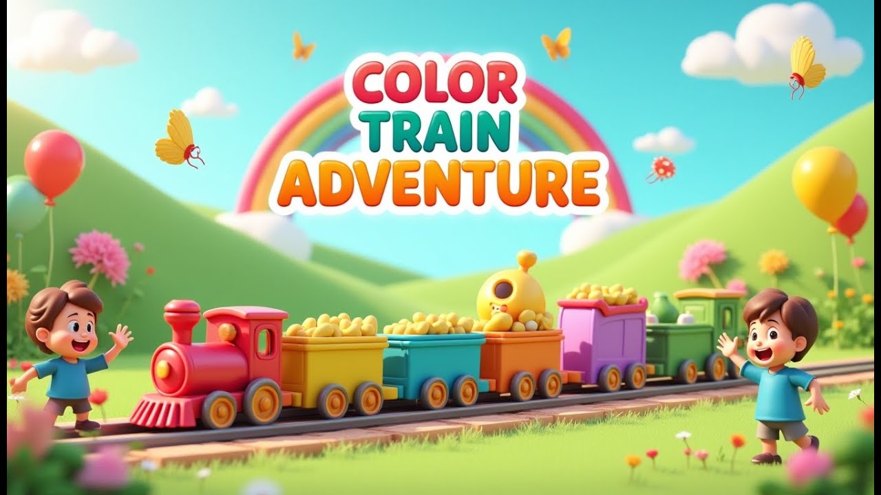 Color Train Adventure 🚂 Colors! | Learn Colors for Kids with 3D ...