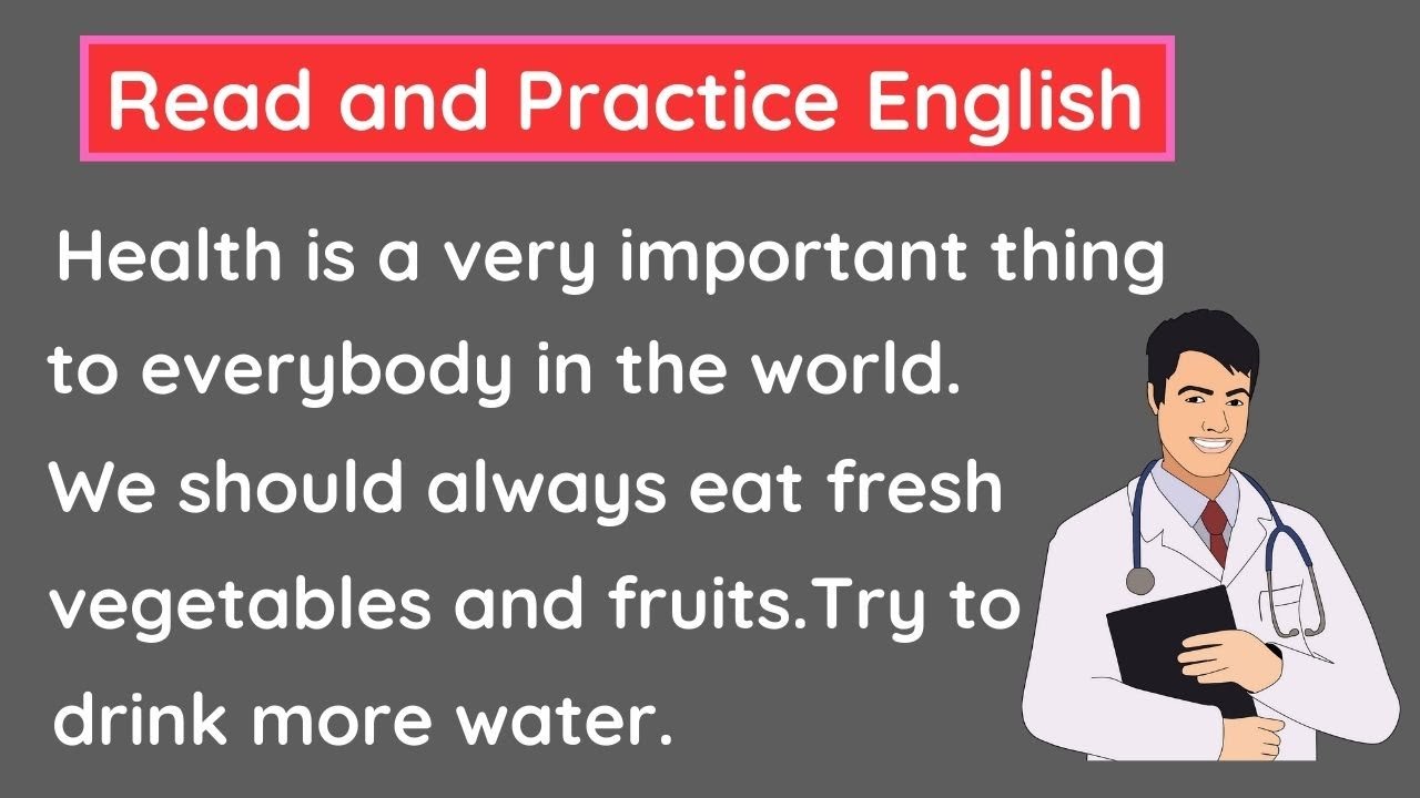 Reading Practice, Improve Your Pronunciation in English - YouTube