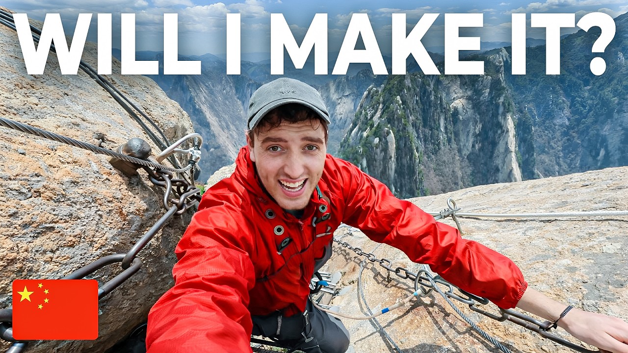 World's DEADLIEST Hike (Huashan Plank Walk China) 🇨🇳 - YouTube