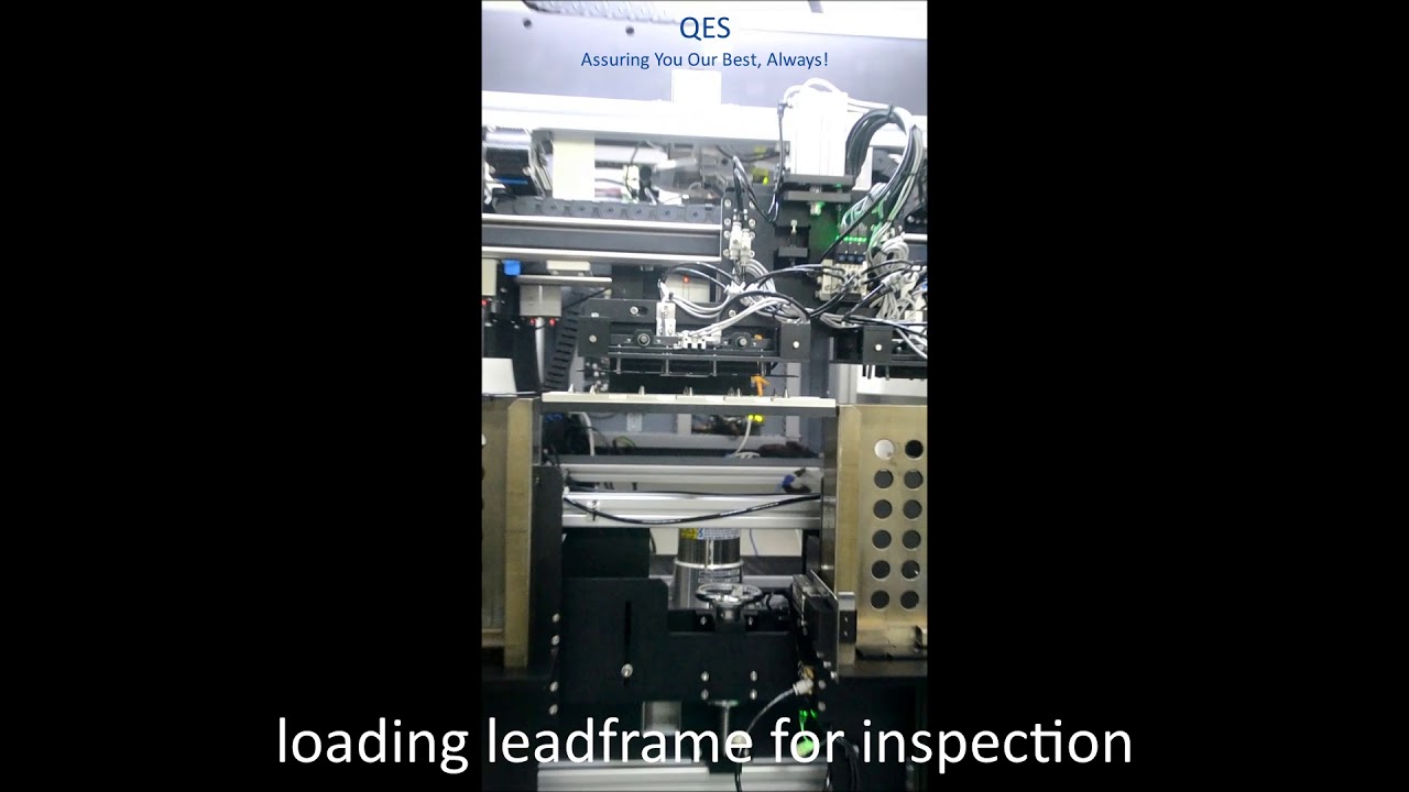 QES automated x-ray inspection solution for leadframe - YouTube