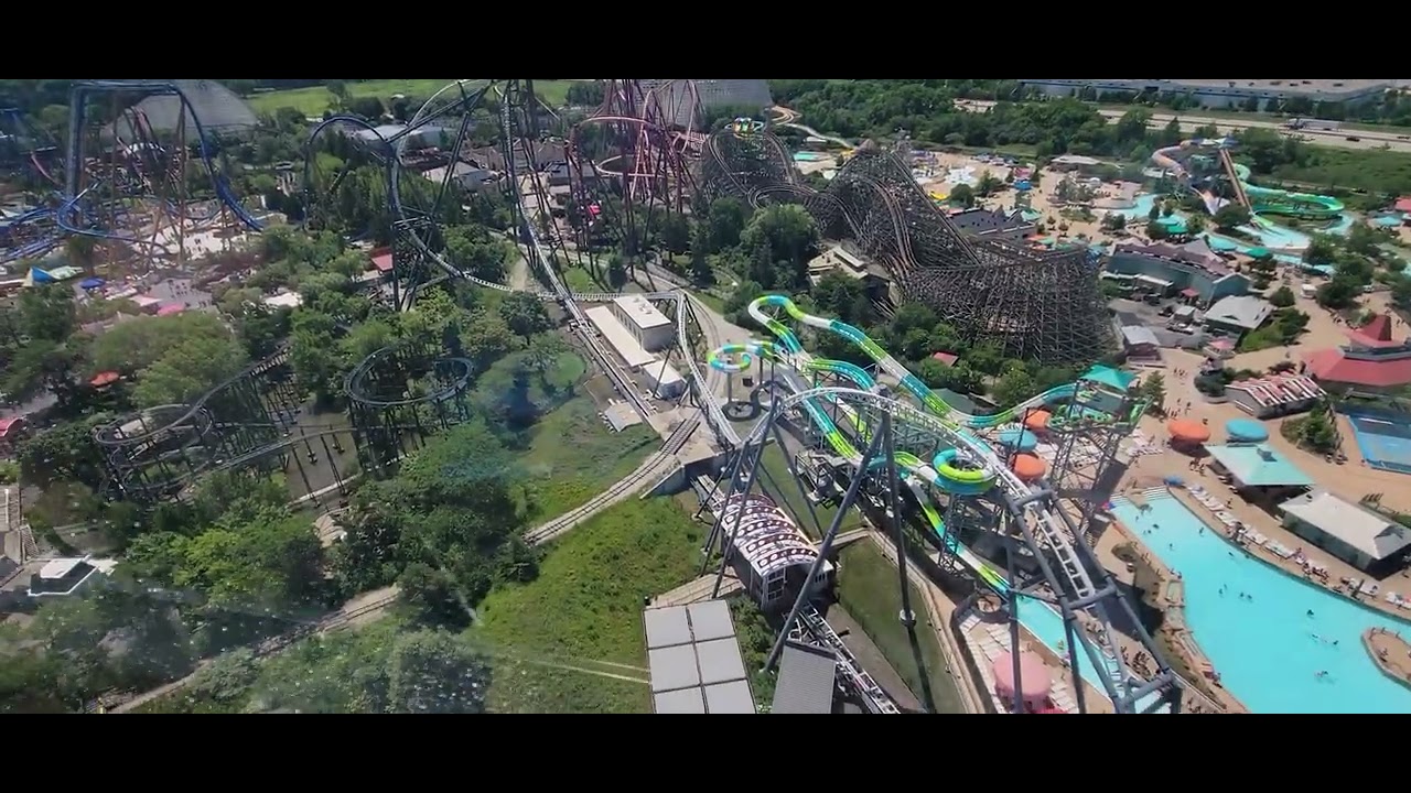 Sky Trek Tower 12:30pm Six Flags Great America 7-12-25 - YouTube