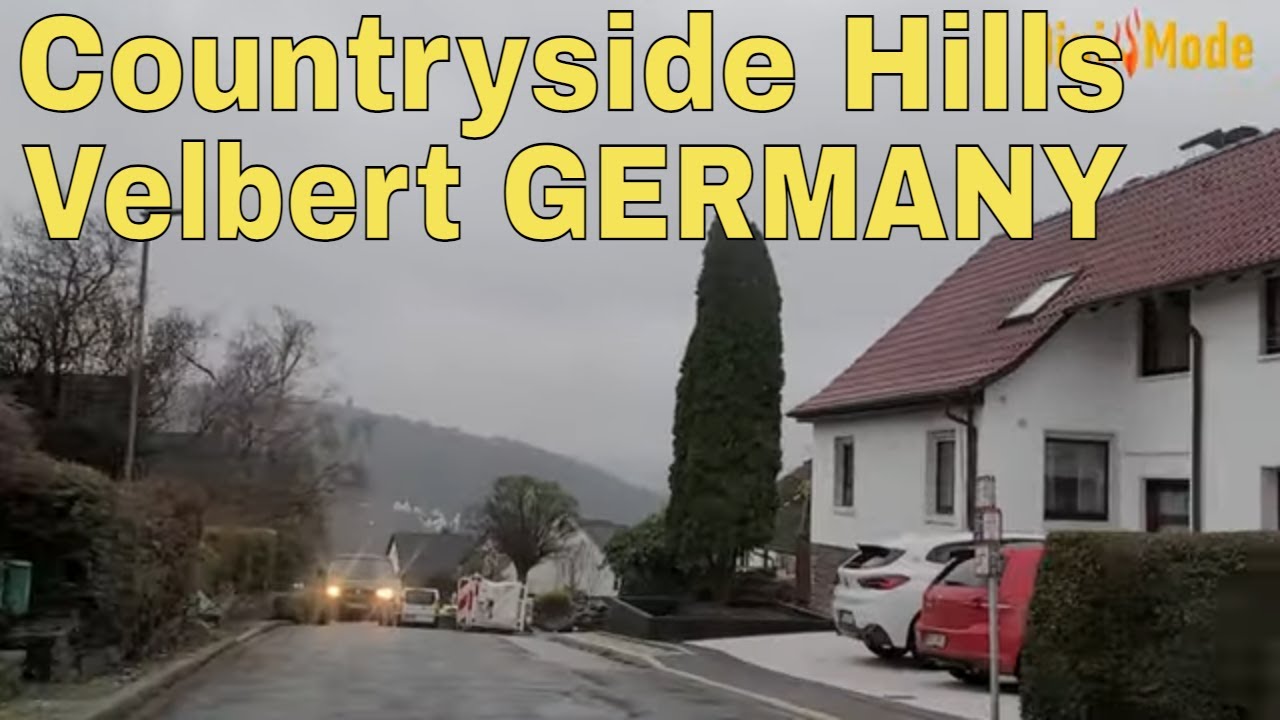 Velbert Town in Germany - Country Side Road Trip from Green Rout ...