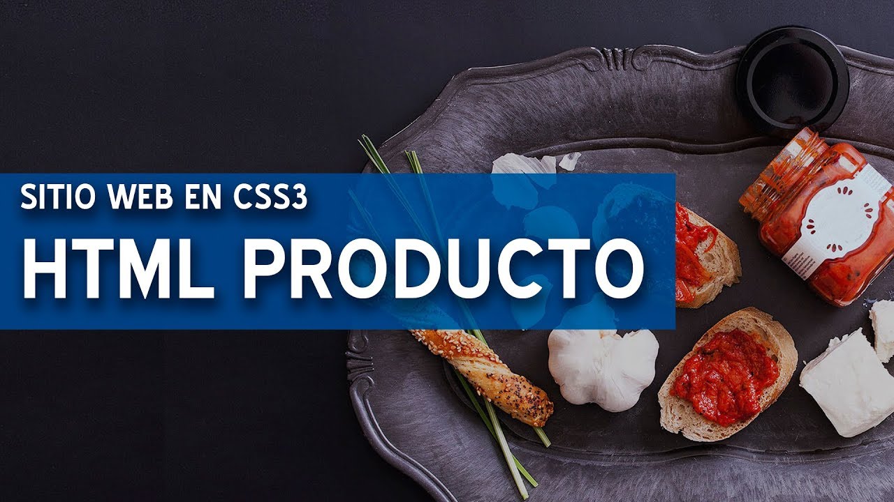#14 Sitio web con CSS3 | Estructura HTML de producto - YouTube
