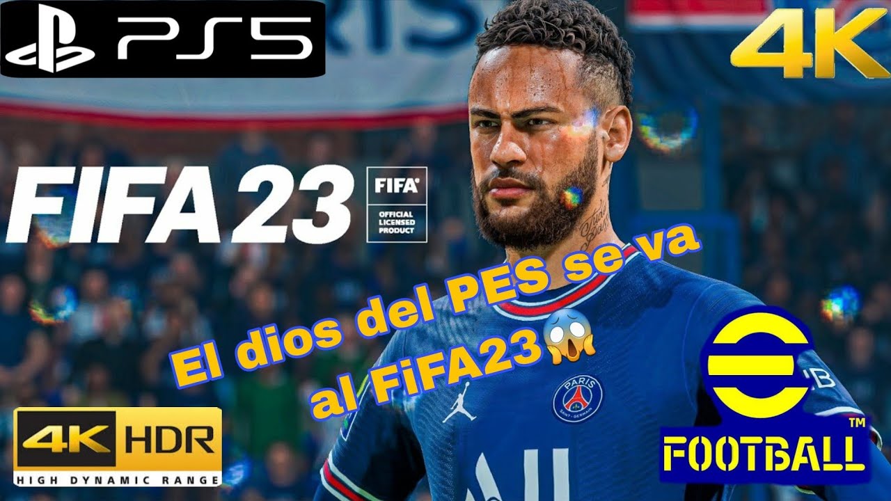 El dios PES se fue a FIFA 23, primer partido - YouTube