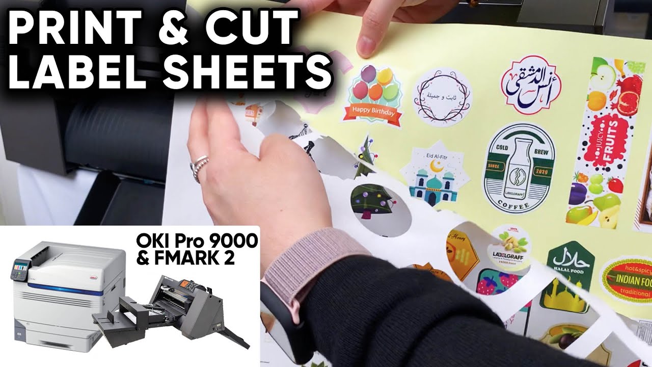 Print & Cut Label Sheets - YouTube