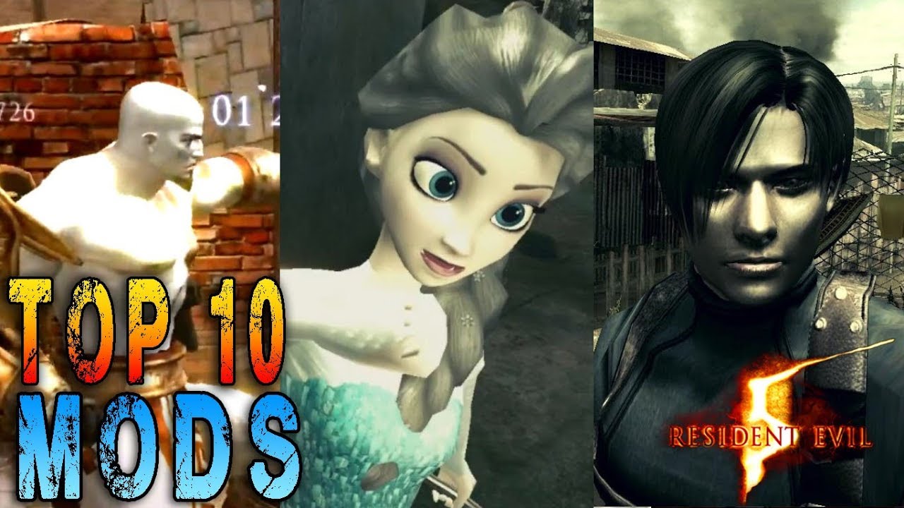 TOP 10 LOS MEJORES Y MAS LOCOS MODS DE RESIDENT EVIL 5 - MaxiLunaPMY ...