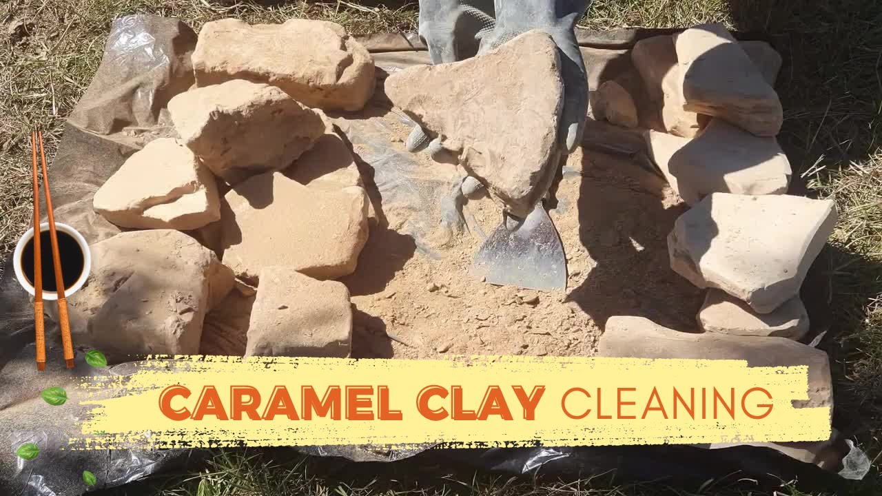 CARAMEL CLAY CLEANING - Long Video - Part 7 (South African Clay) - YouTube