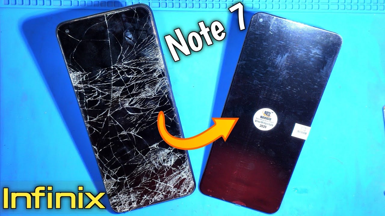 Infinix note 7 display change // note 7 display replacement // infinix ...