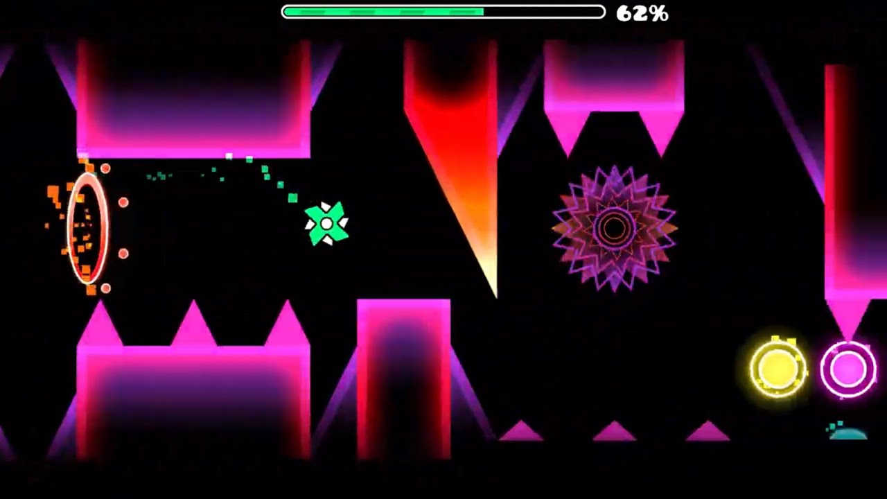 At the top // Hard Demon // (Geometry Dash) - YouTube