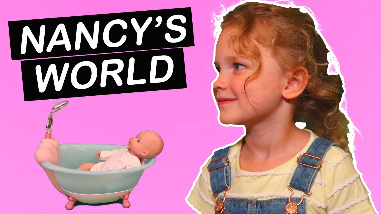 Nancy Gives Her BABY a BATH And Goes On a BIKE RIDE To The SHOPS ...