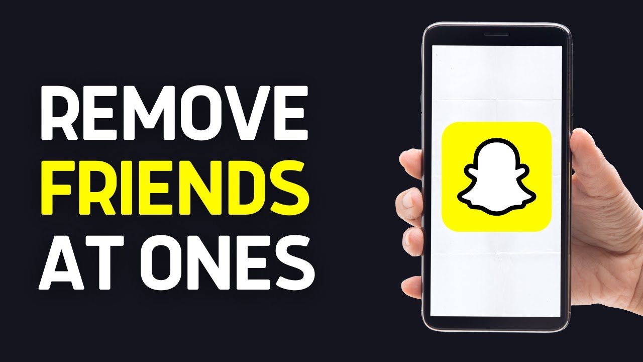 How to Remove Friends in Snapchat at Once (Full Guide) - YouTube