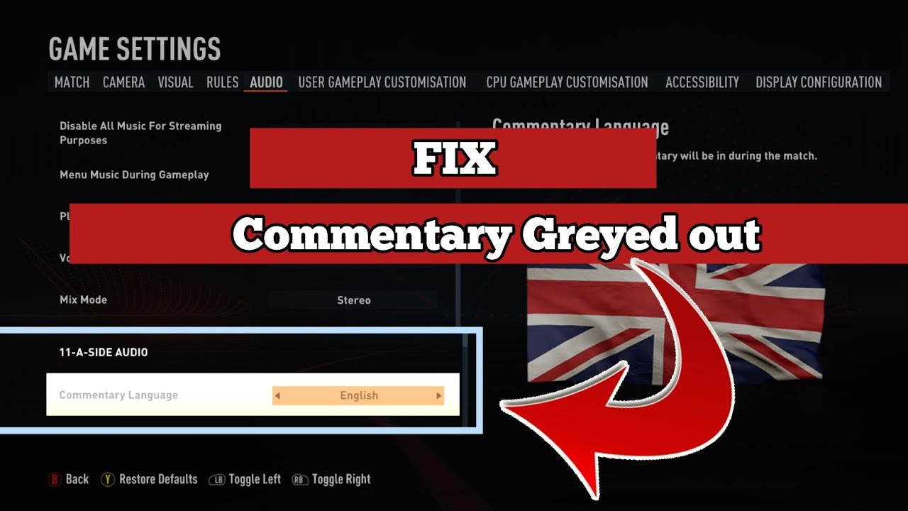 Commentary Fix in FIFA 23 - YouTube