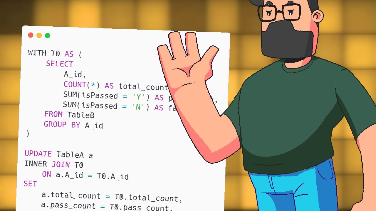 Efficiently Update Multiple SQL Table Columns from Another Table - YouTube