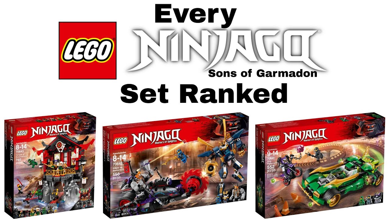 Every LEGO Ninjago Sons of Garmadon (2018) Set Ranked - YouTube