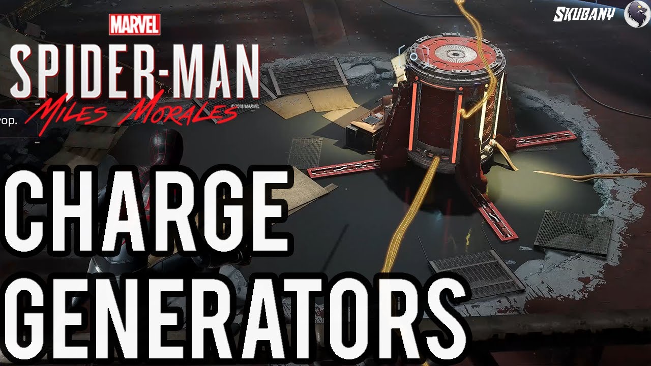 How To Charge The Generators | Spider-Man Miles Morales | Gameplay ...
