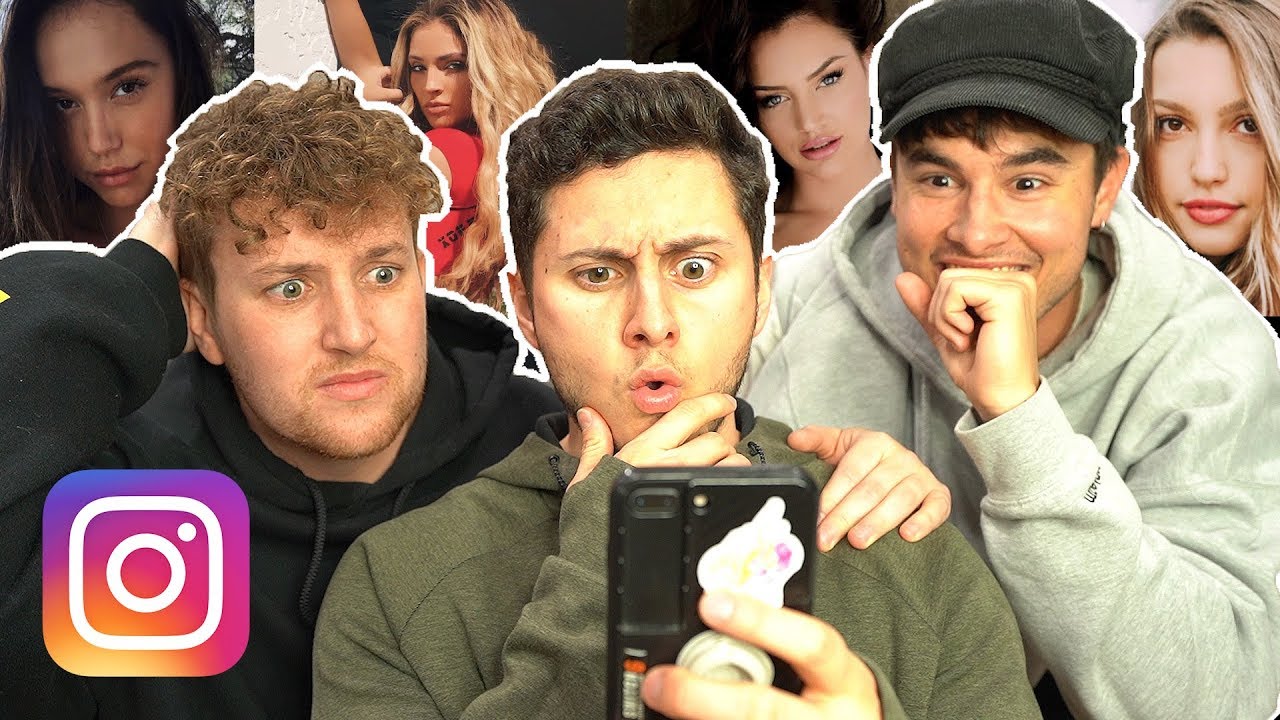 DM'ing INSTAGRAM MODELS (w/ Kian Lawley & Corey La Barrie) - YouTube