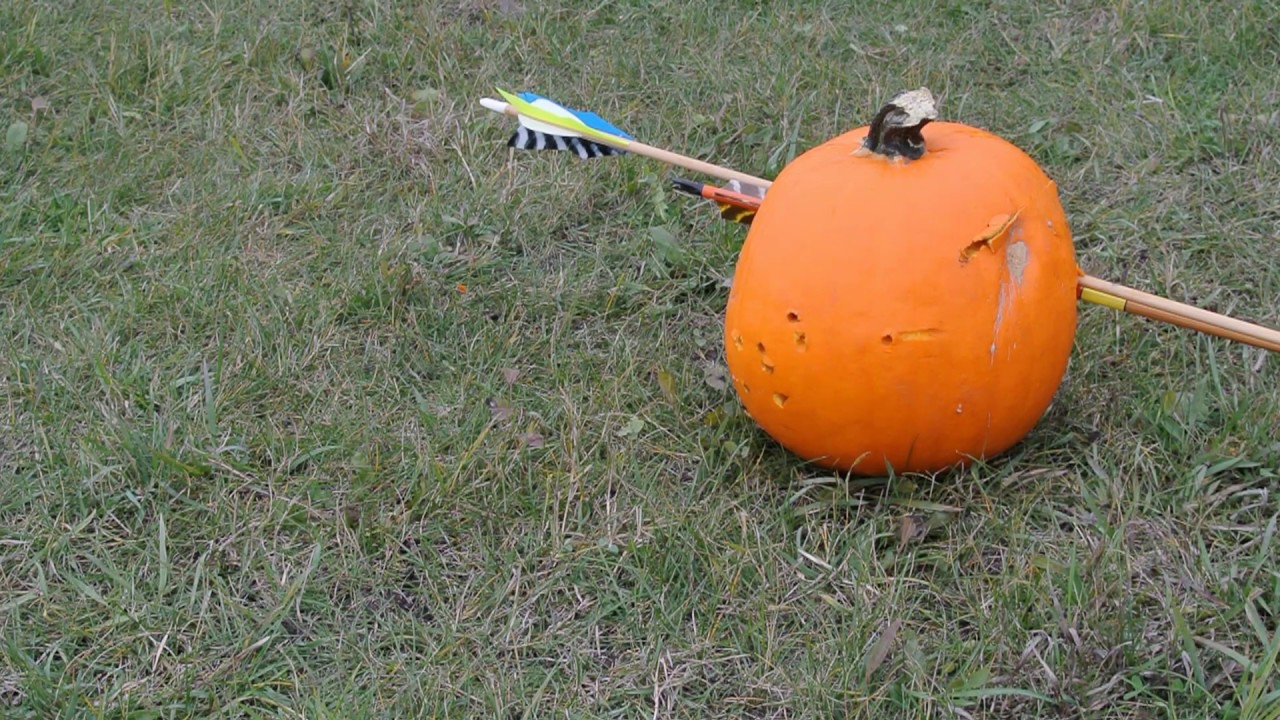 Pumpkin carving , practice ! , Archery. - YouTube