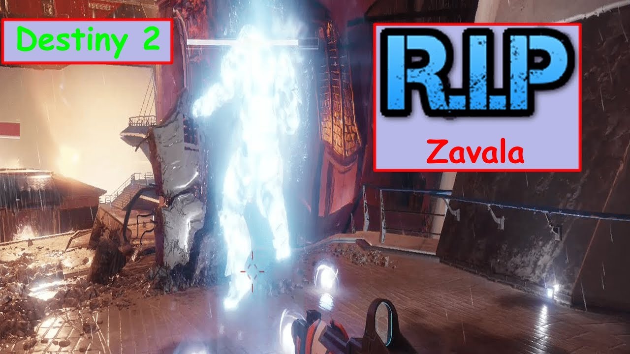 Zavala died on me - Destiny 2 - YouTube