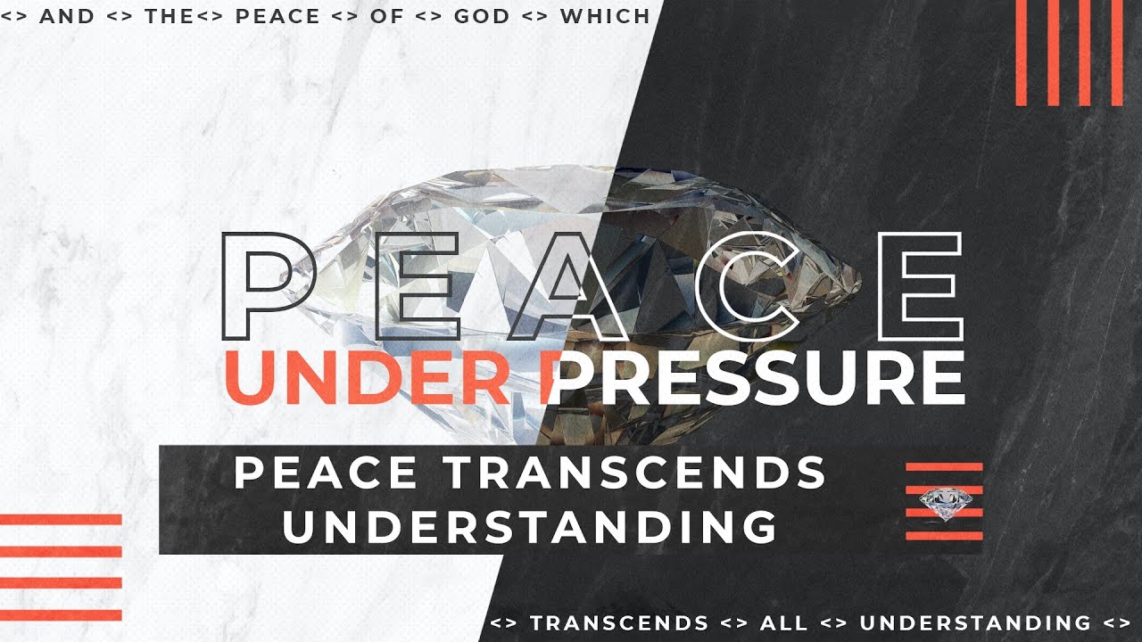 "Peace Transcends Understanding" by Sergio Arguello | Peace Under ...