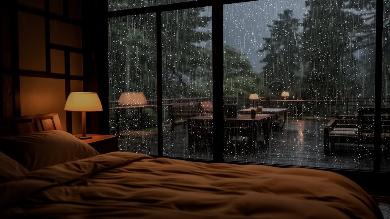 Fall Asleep With The Cozy Sound Of Rain | Reduce stress with rain ...